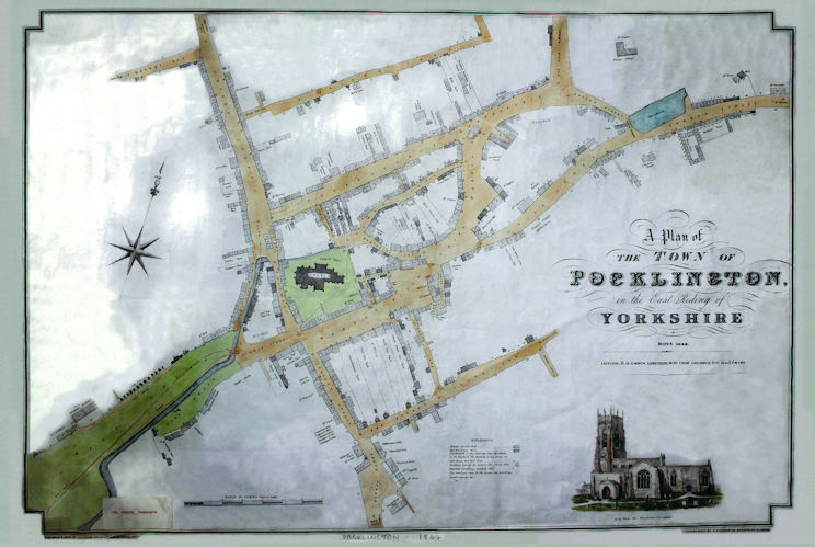 Pocklington History - William Watson Pocklington Map 1844