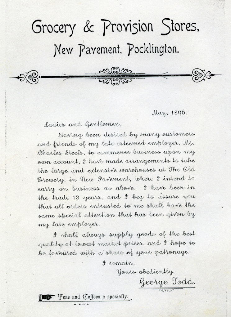 Pocklington History - George Todd