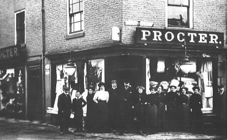 Pocklington History - Proctor's Grocery Shop in Pocklington